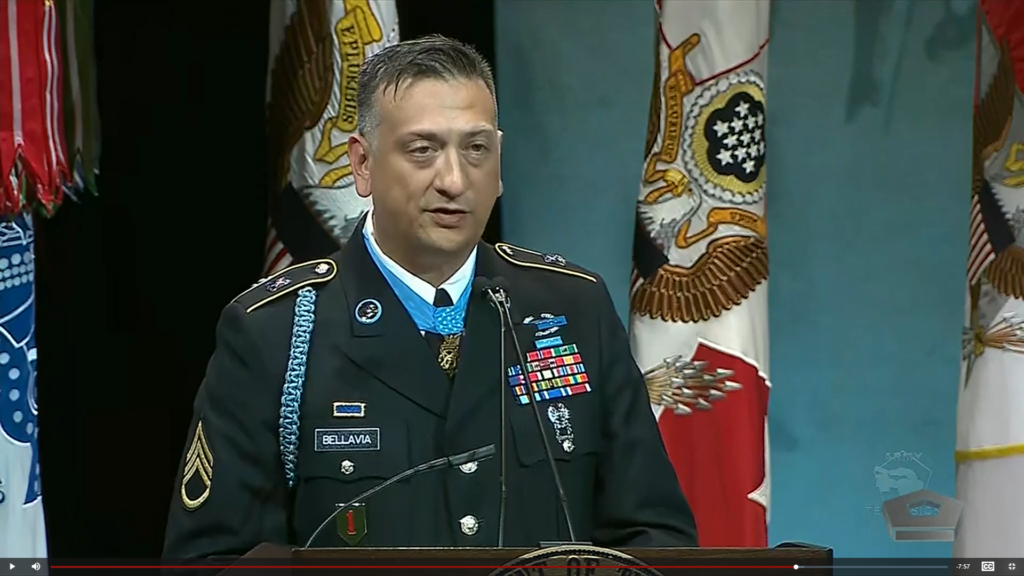 Medal of Honor Recipient Joins Pentagon's Hall of Heroes - David Bellavia