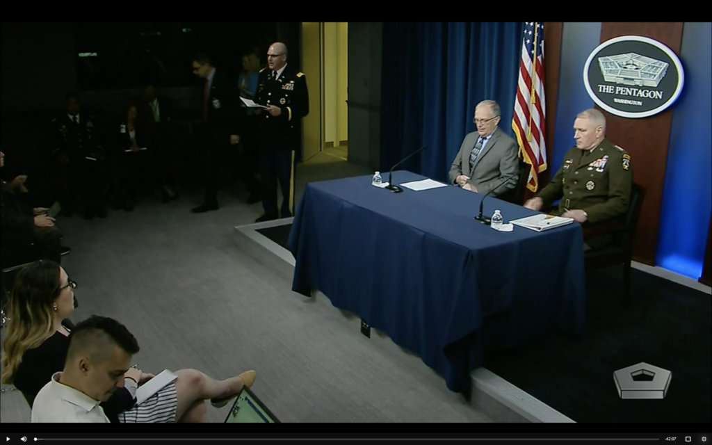 Pentagon Officials Brief Reporters on Army’s Modernization Efforts in D.C.