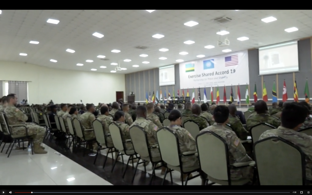 Shared Accord 2019 Begins at Gabiro Training Center in Gabiro, Rwanda