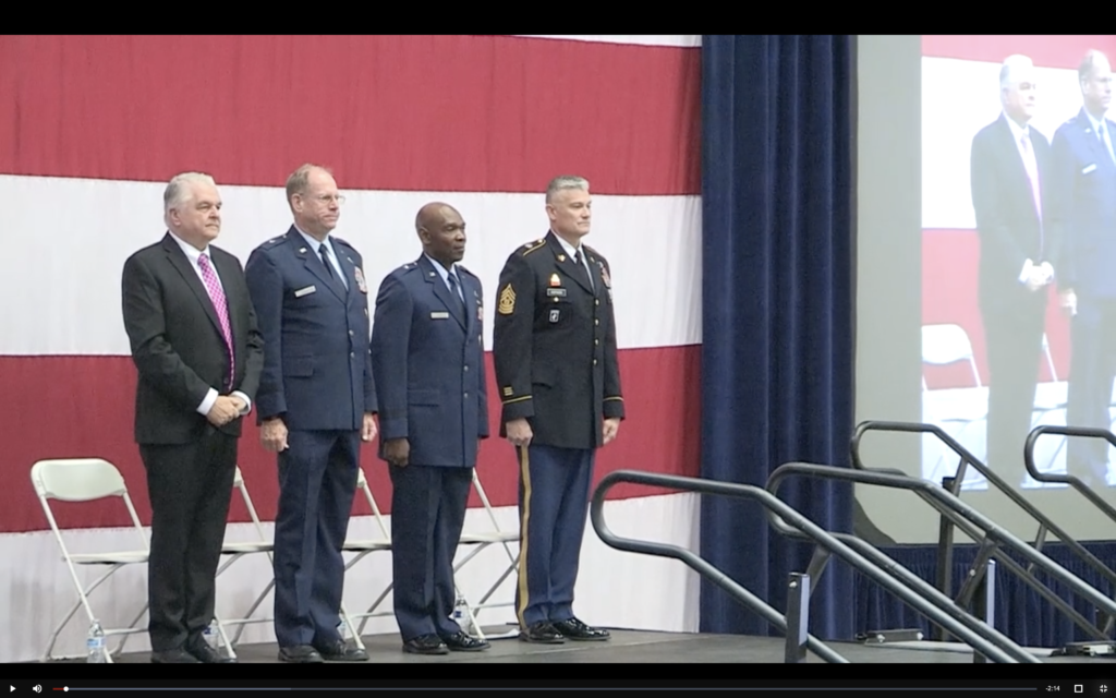 Nevada National Guard holds change of command ceremony: Ondra Berry