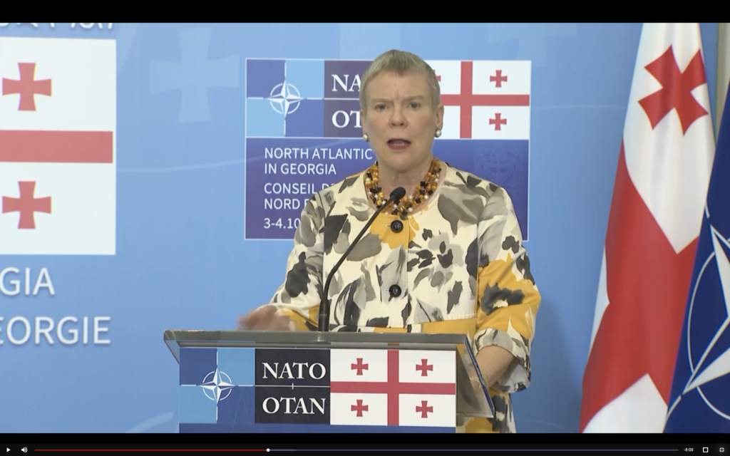 Gottemoeller and Gakharia Address NATO-Georgia Commission Opening