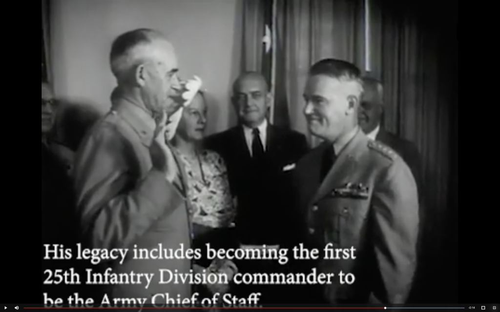 Lightning Joe Tribute - Gen. J. Lawton Collins of the 25th Infantry ...