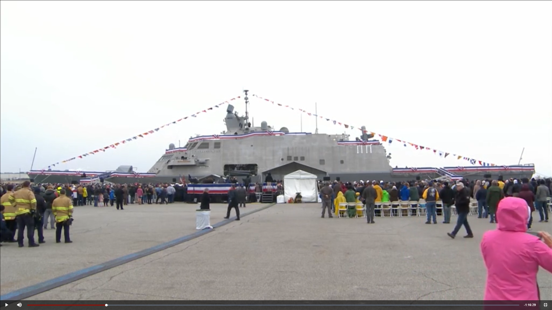 USS Indianapolis (LCS 17) Commissioning - Freedom class LCS variant