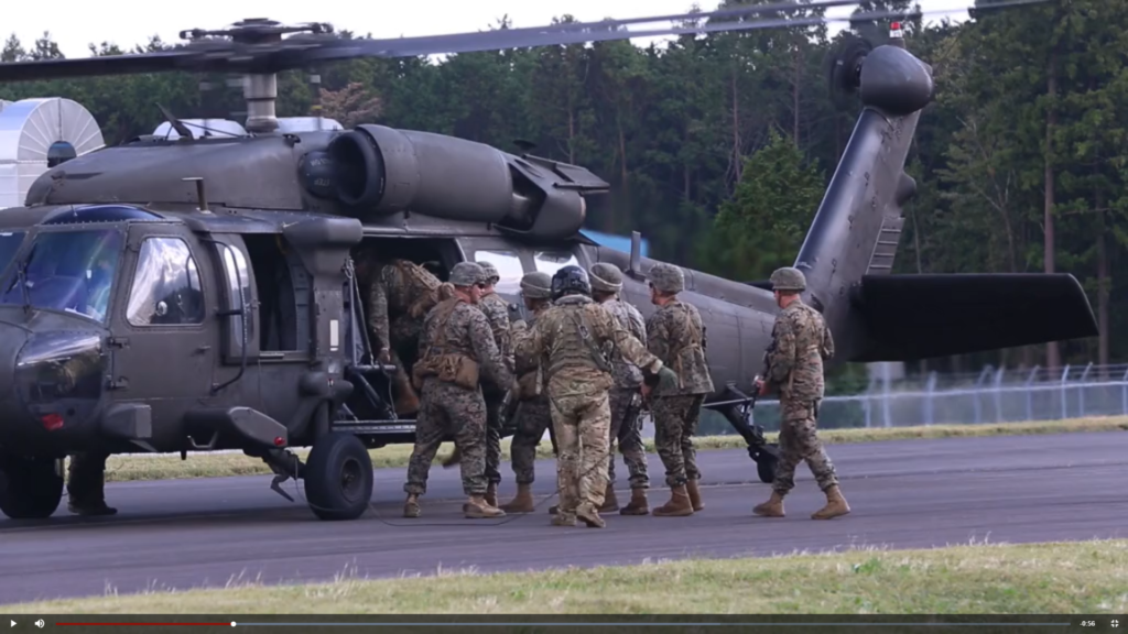 Fuji Viper 20-1 Helicopter Integration Training at Camp Fuji, Japan - USMC