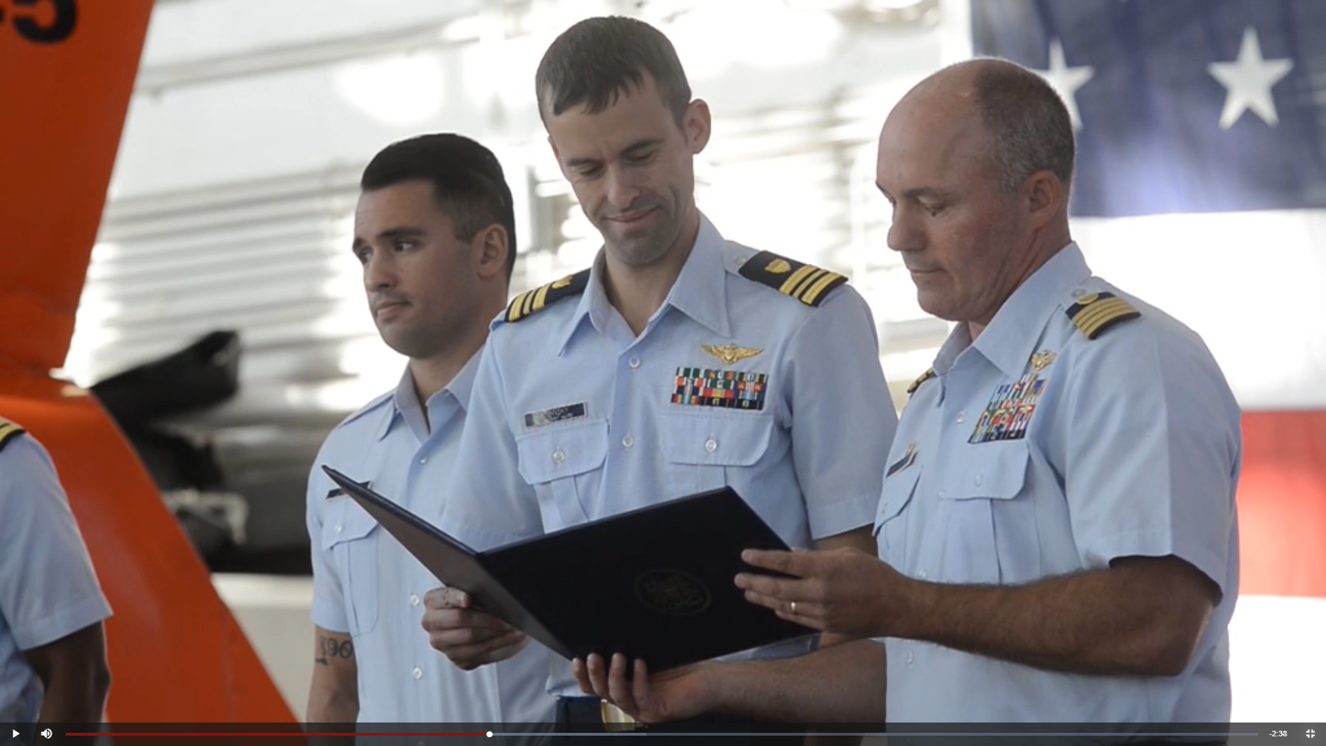 US Coast Guard members presented Air Medal - Air Station San Francisco