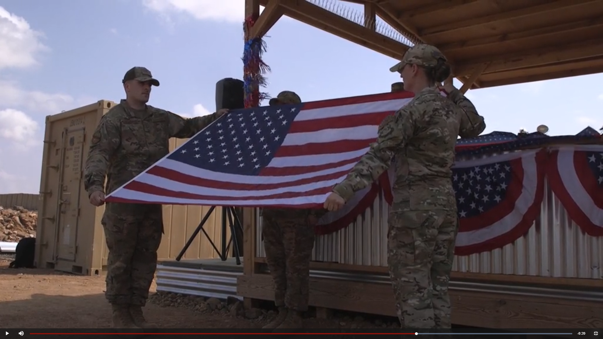 Inaugural Veterans Day Ceremony at Chabelley Airfield Djibouti - 11.11.19