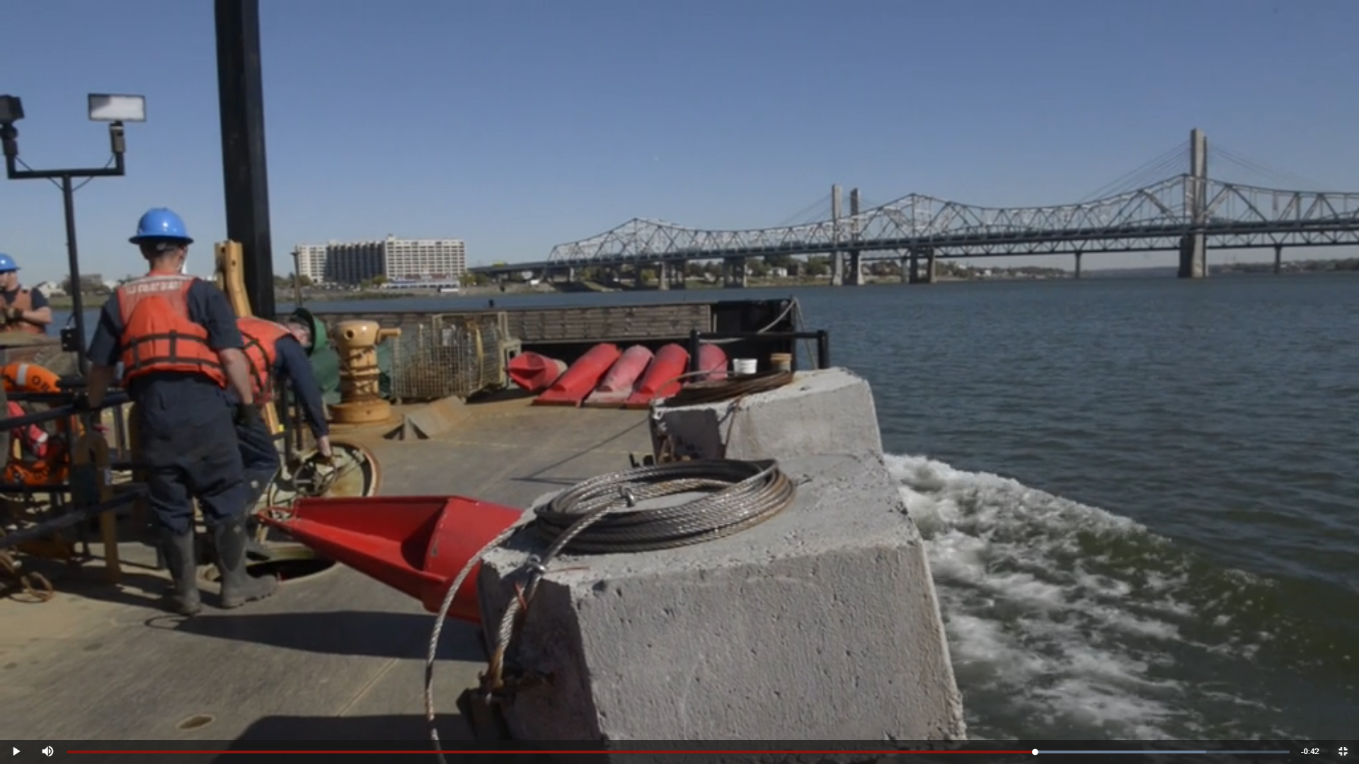 Coast Guard Cutter Obion aids navigation operations - U.S. Coast Guard