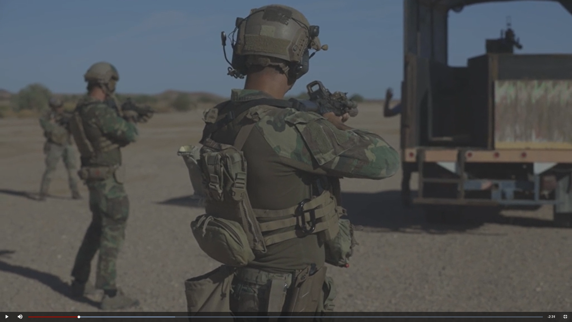 U.S. Marine Raiders Vehicle Interdiction Exercise at Yuma Proving Ground