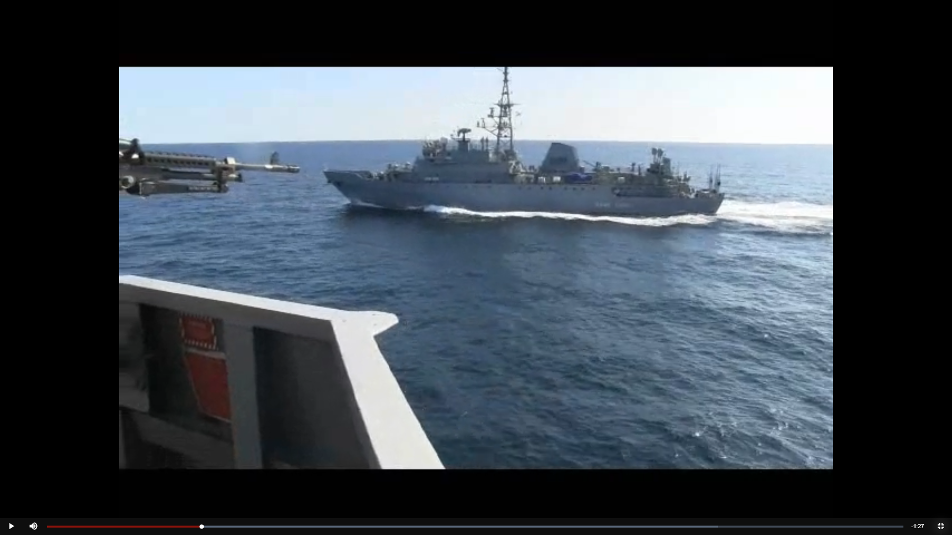 Aggressive Approach by a Russian Navy ship on USS Farragut (DDG 99)