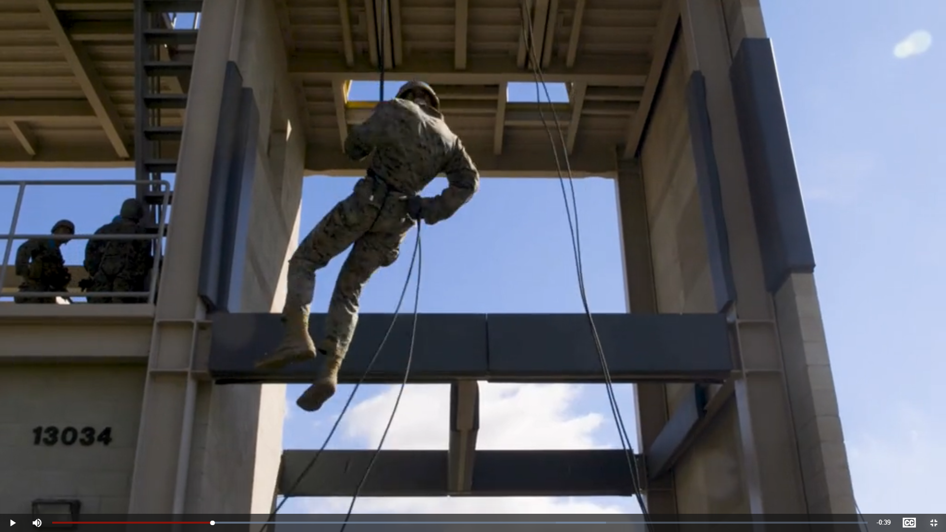Marines conduct helicopter rope suspension training at Camp Pendleton