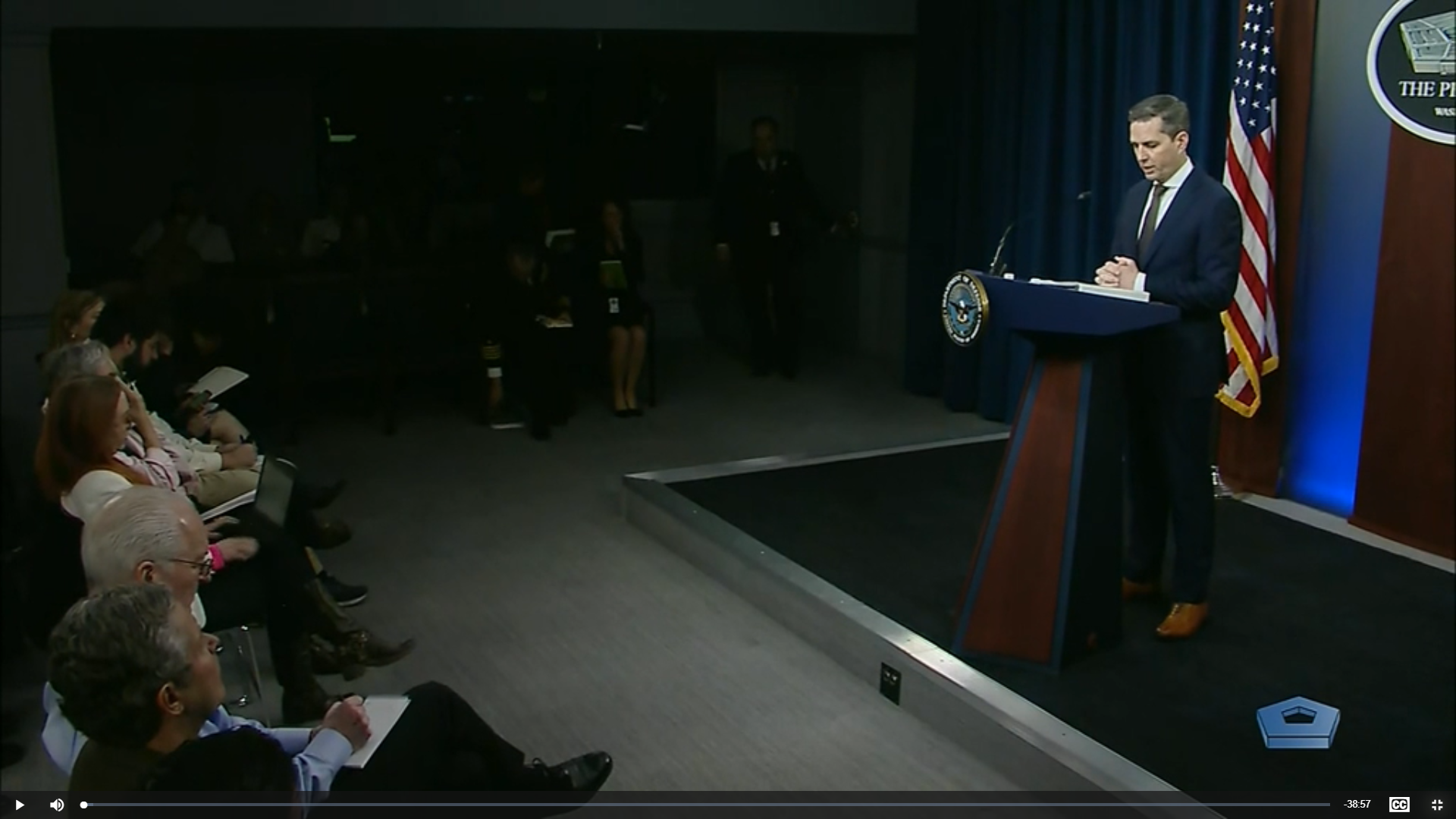 Senior Department of Defense Official Addresses Reporters at Pentagon