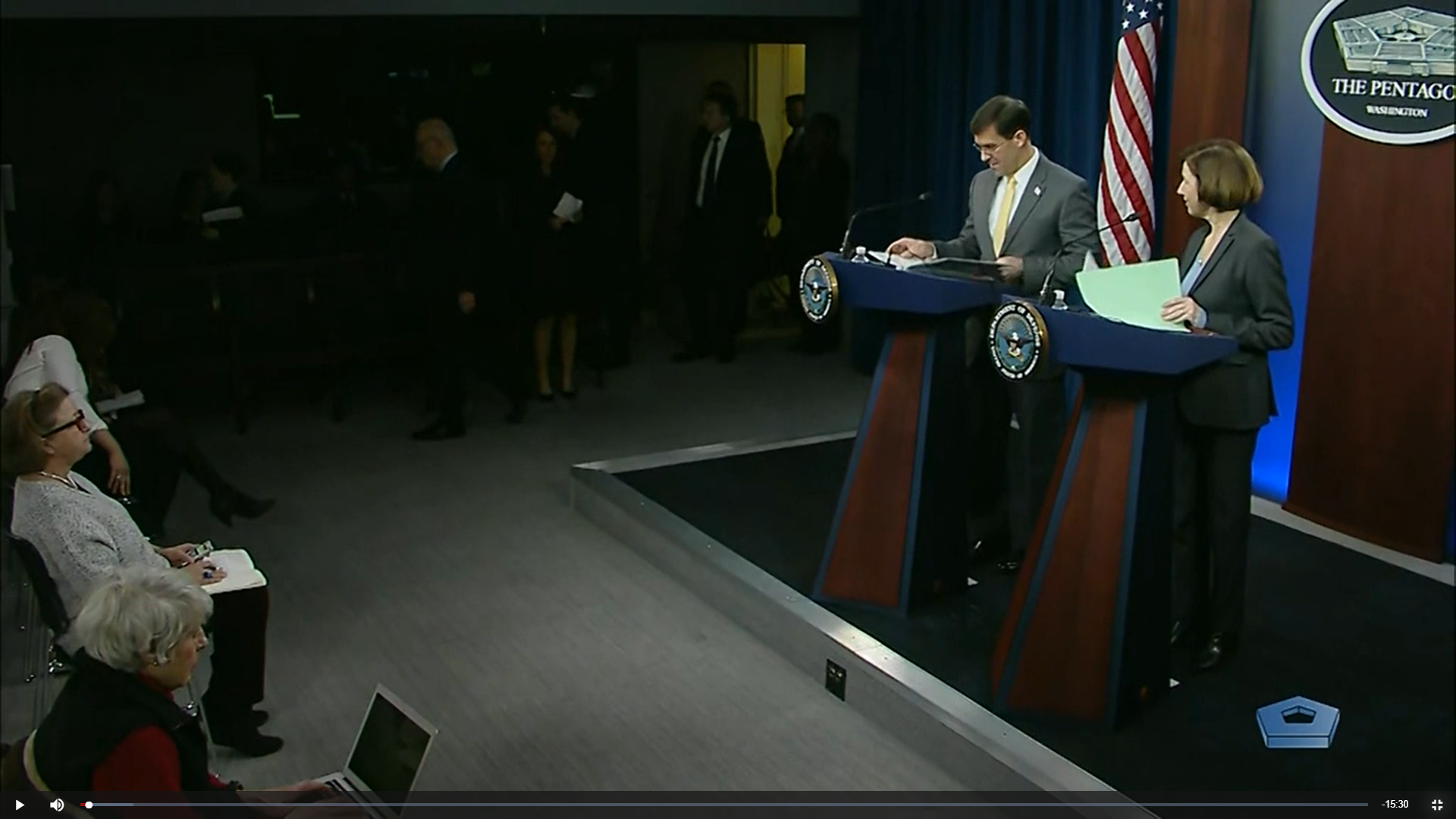 Top U.S., French Military Officials Hold News Conference at the Pentagon