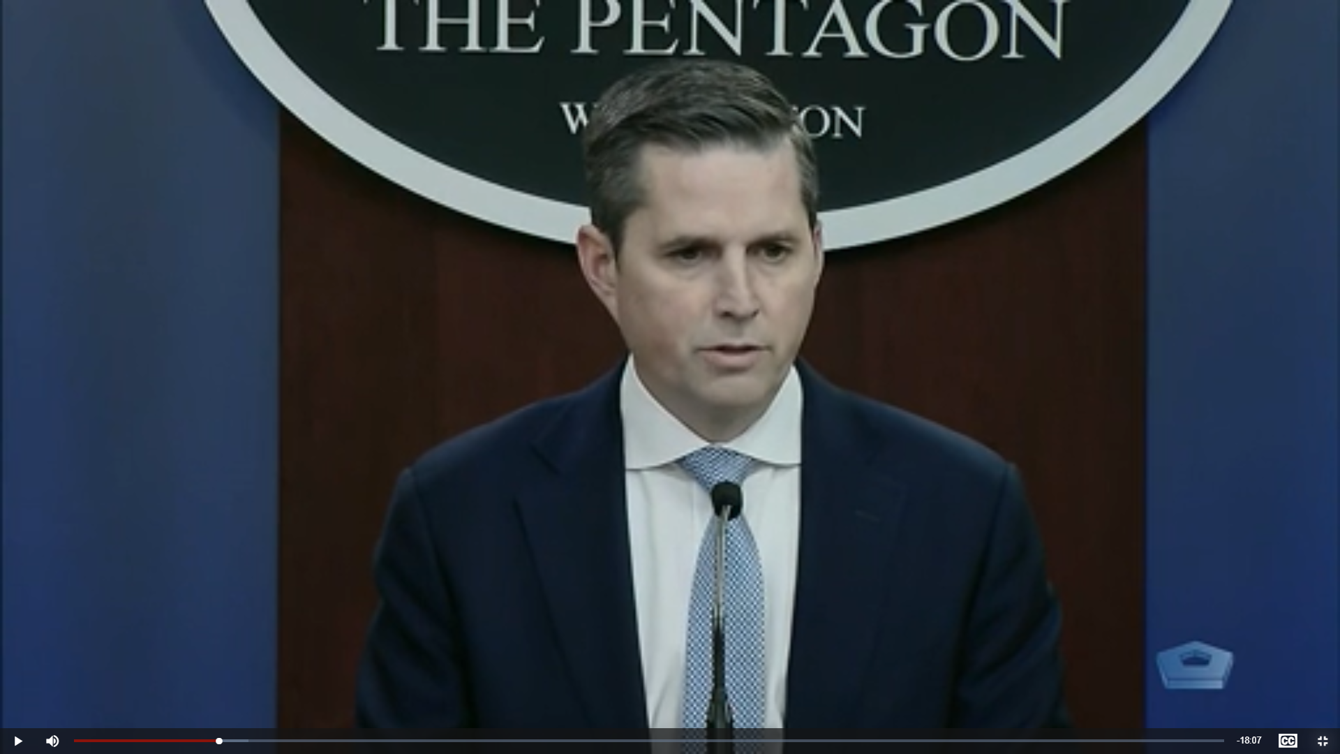 Senior Pentagon Official Briefs Pentagon Reporters in D.C. | July 21, 2020