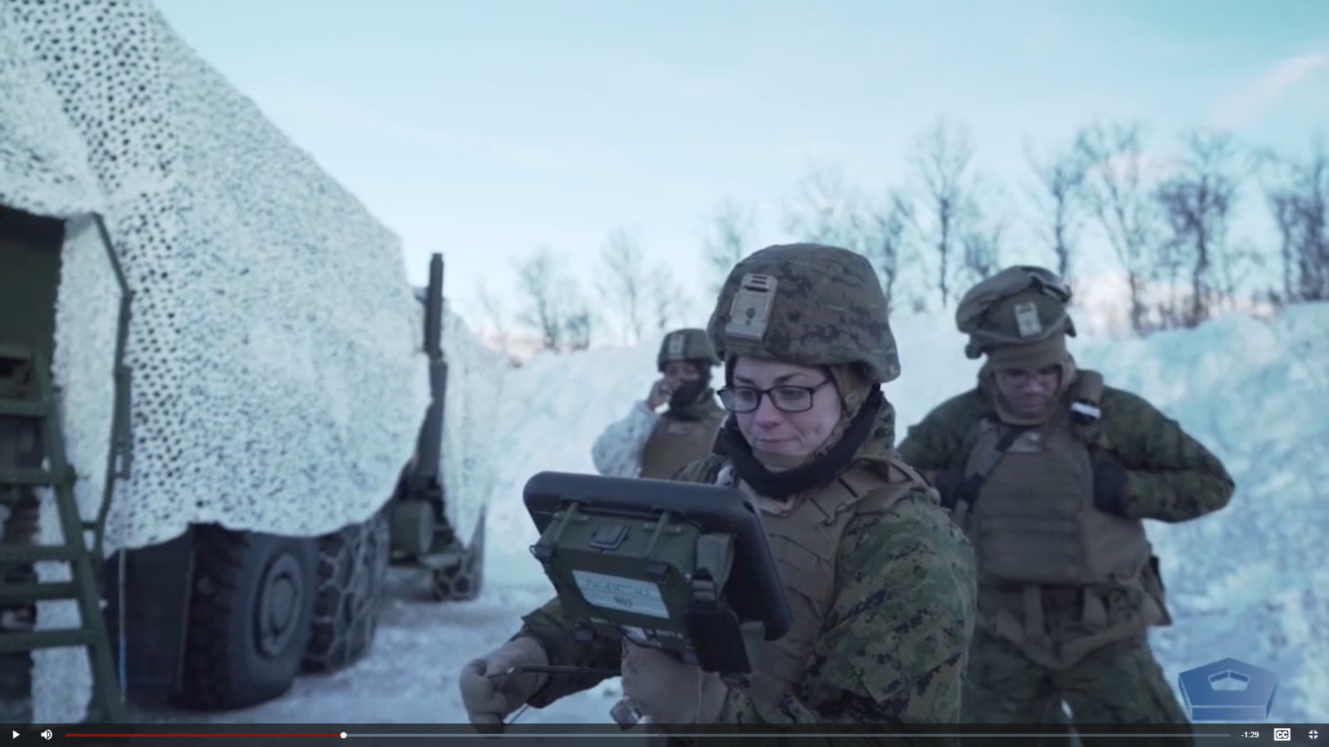 First Female Artillery Chief - Marine Corps Cpl. Shannon Lilly in Norway