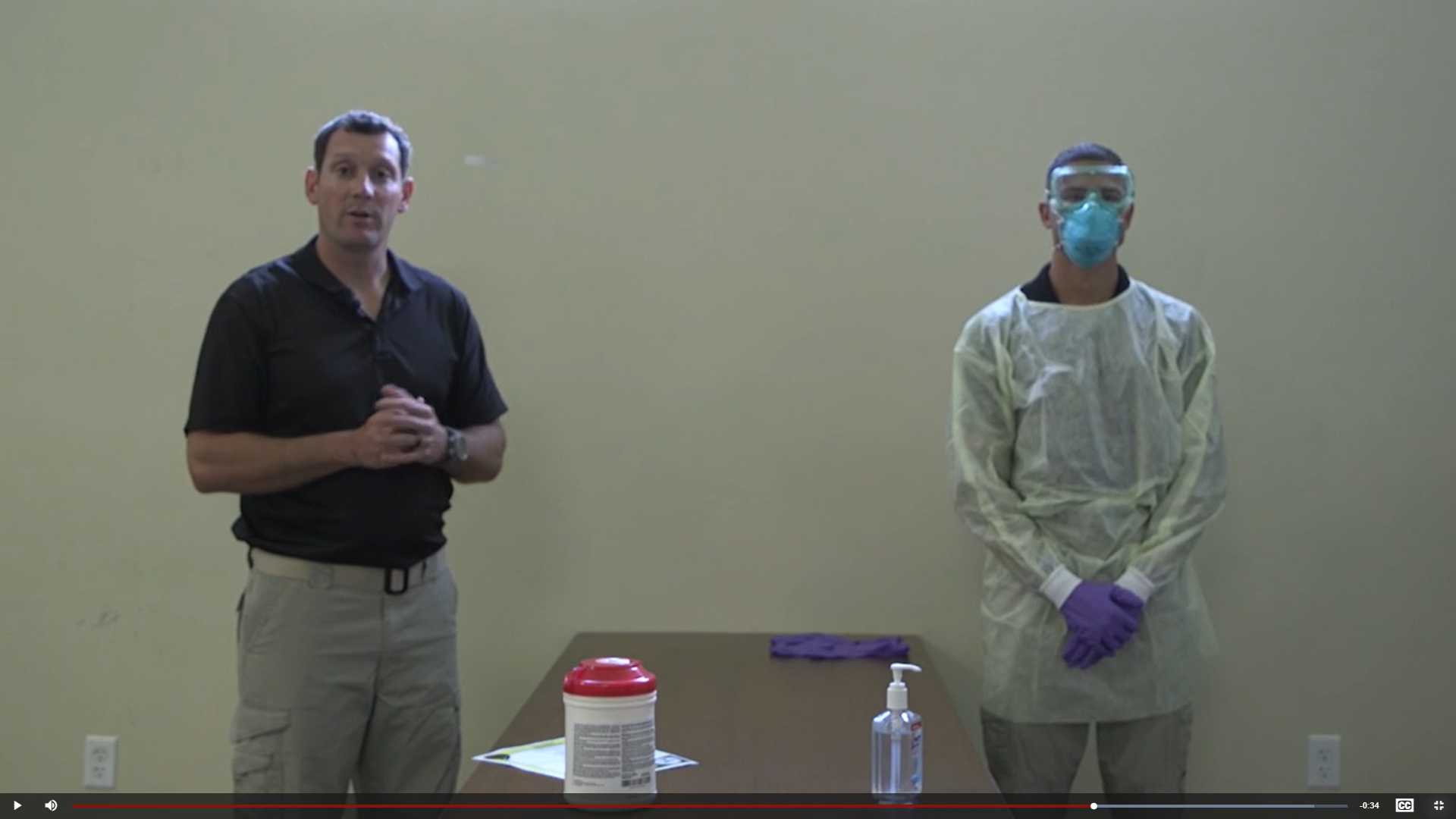 The proper donning and doffing of Personal Protective Equipment (PPE)