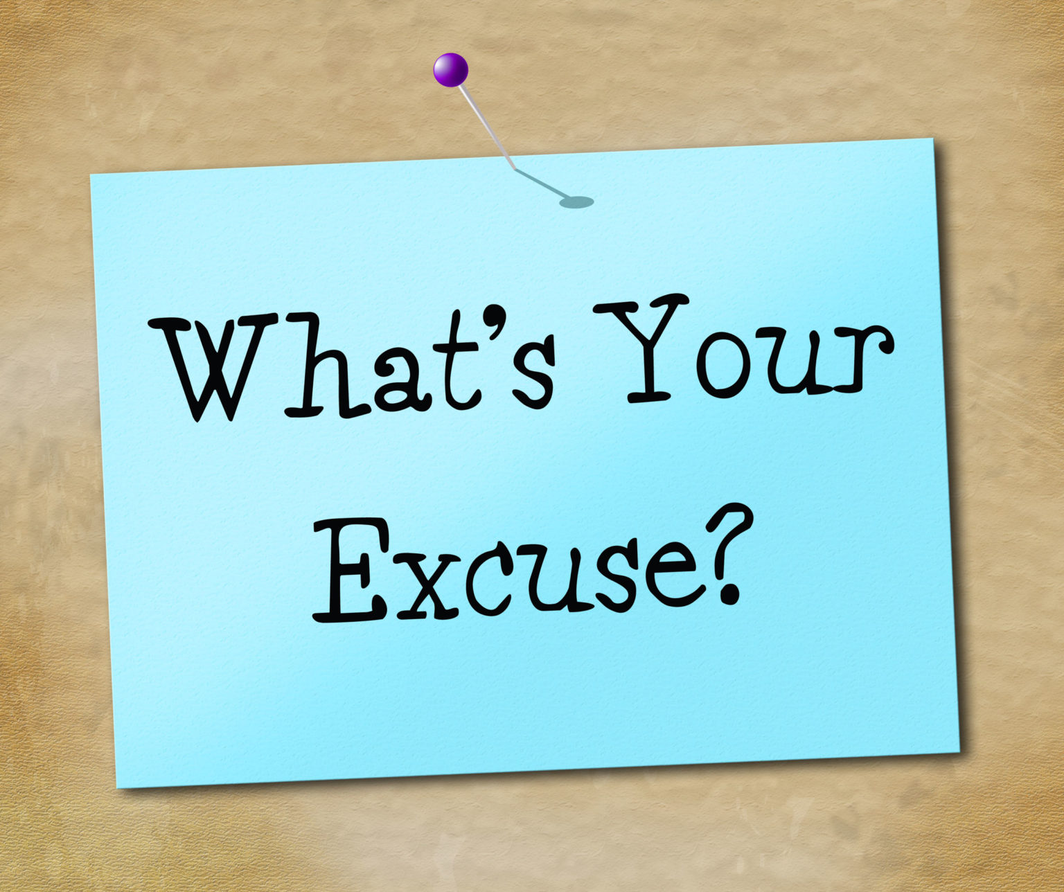 Don't Blame Me - A Sermon on Overcoming Excuses in our Christian Lives