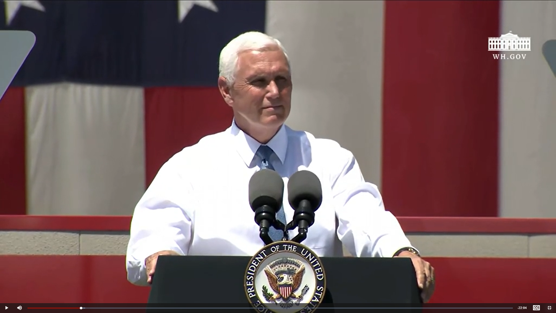 Vice President Mike Pence Delivers Remarks to Winnebago Employees