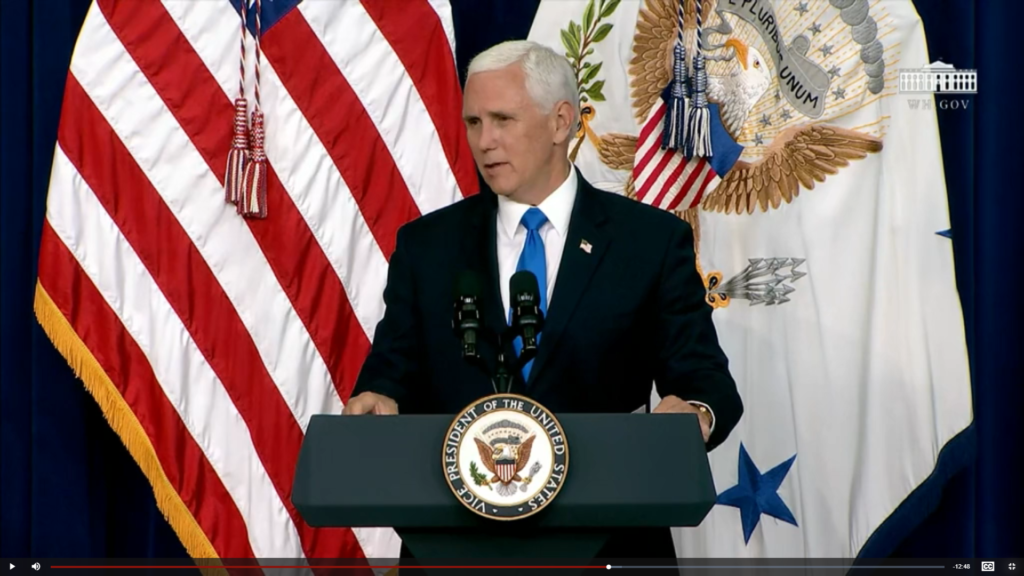 Vice President Pence Participates in a Naturalization Ceremony July 2, 2020