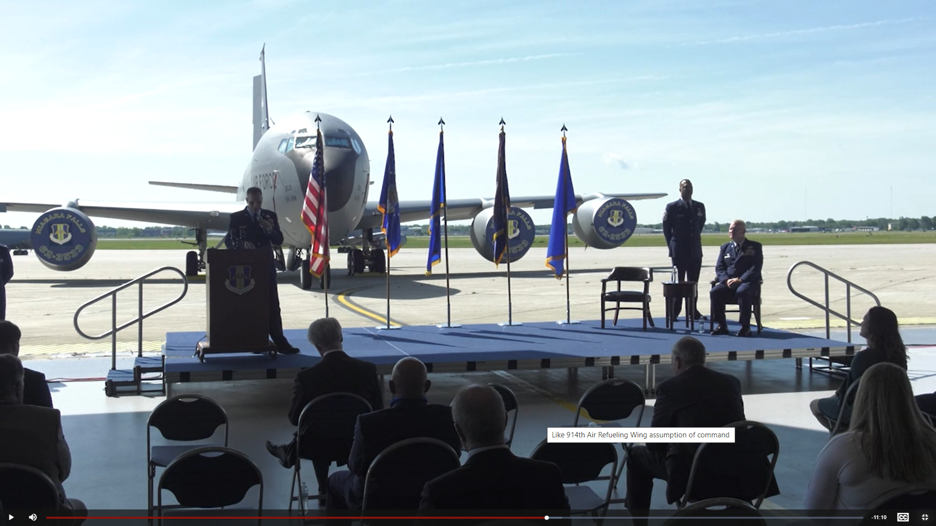 914th Air Refueling Wing assumption of command for Col. Carl Magnusson