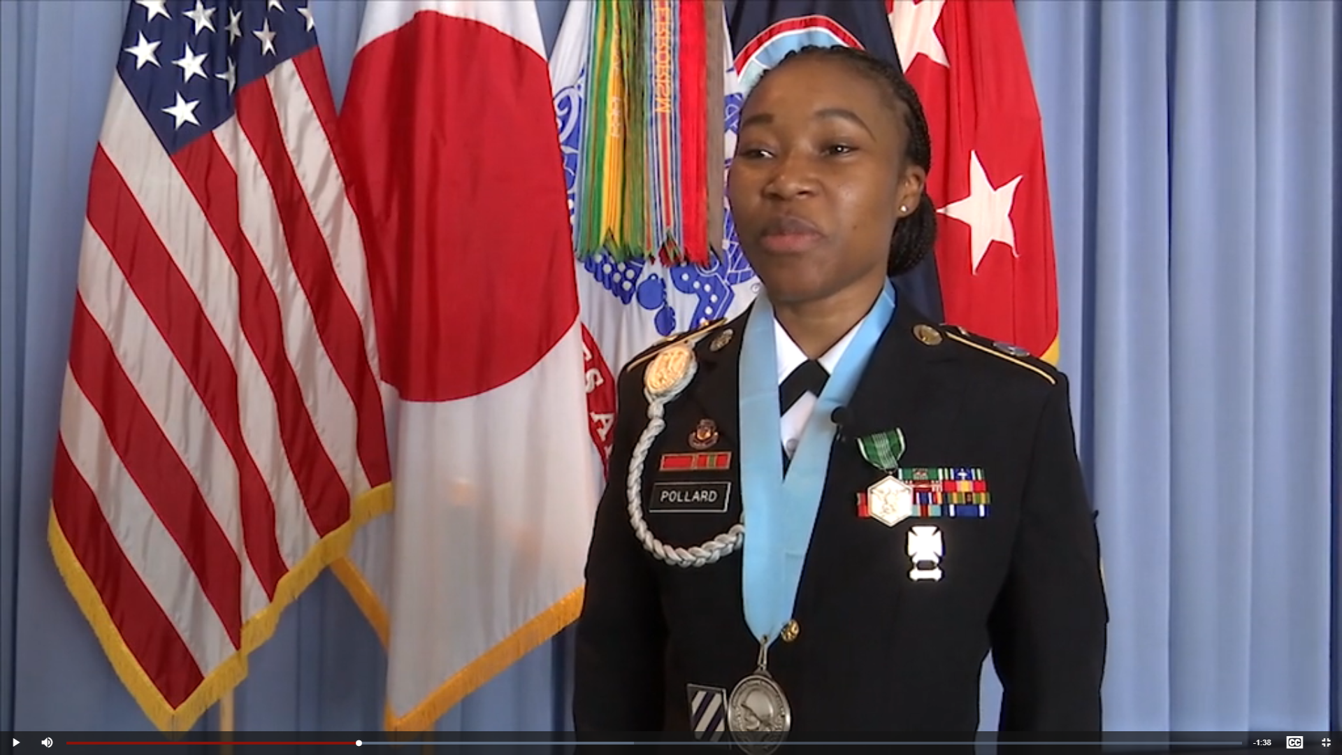 Army Staff Sgt. Bianca Pollard Inducted Into Sergeant Audie Murphy Club