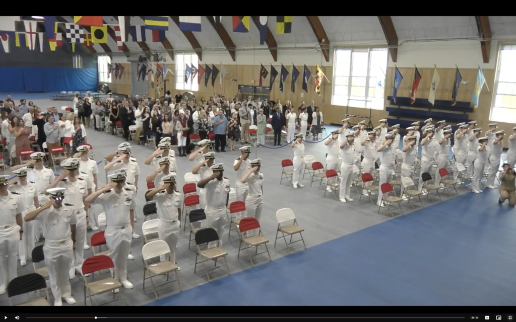 U.S. Navy Officer Candidate School (OCS) Graduation on May 13, 2022