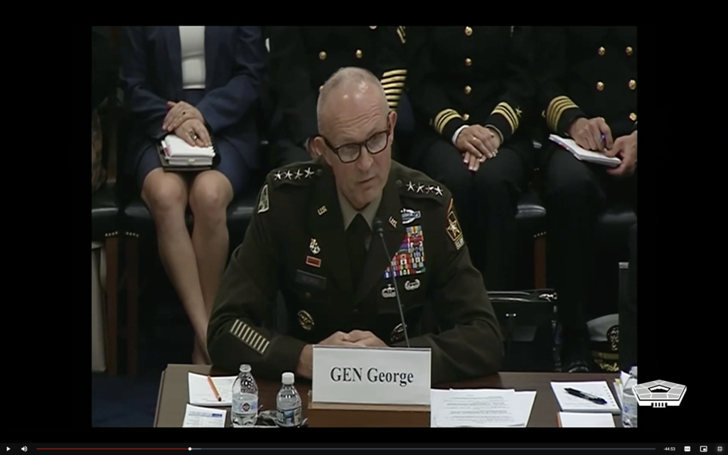Defense Officials Testify about Military Readiness before US House