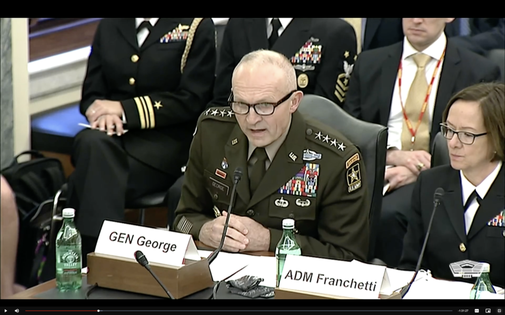 Department of Defense Officials Testify about Joint Force Readiness