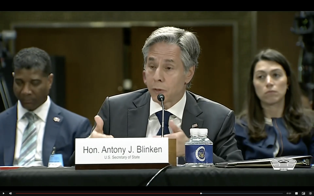 Cabinet Members Testify about China before Senate Committee